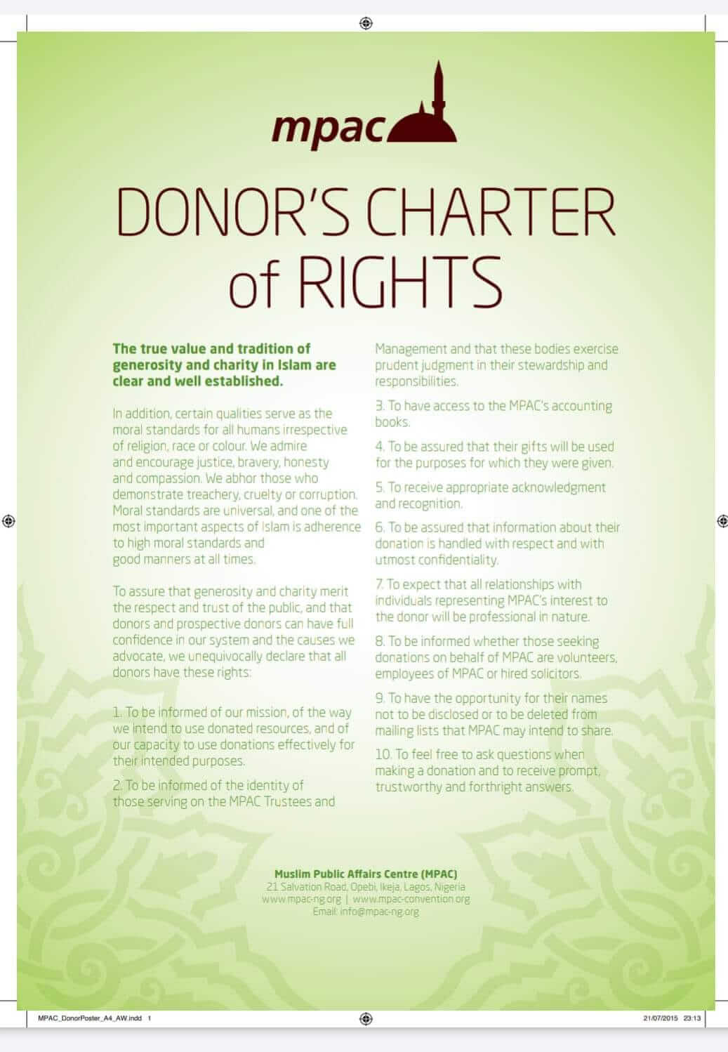 Support MPAC – MPAC Nigeria